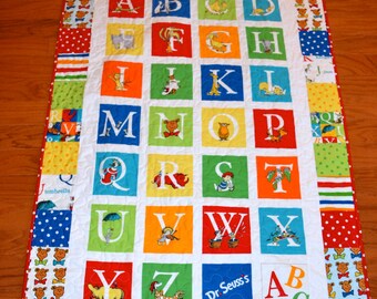 Popular items for abc quilt on Etsy