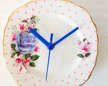 Unique plate wall clock related items | Etsy