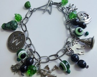 Witch charm bracelet | Etsy
