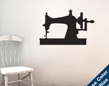Unique sewing wall decal related items | Etsy