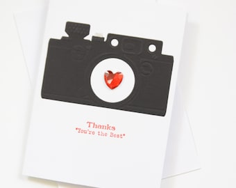 Popular items for camera thank you on Etsy