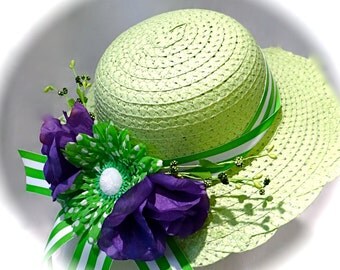 Popular items for girls easter bonnet on Etsy