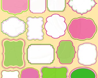 Popular items for cute frame clip art on Etsy