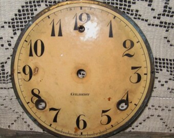Antique Gilbert Winsted Connecticut Clock Face