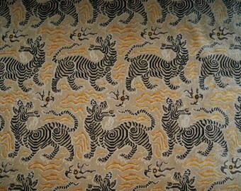 SCALAMANDRE CHINOISERIE Pagoda Toile Fabric 10 by elegantfabrics1