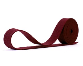Wool Felt 100 Percent Wool Felt Ribbon in color by TheFeltPod