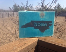 Popular items for north carolina sign on Etsy