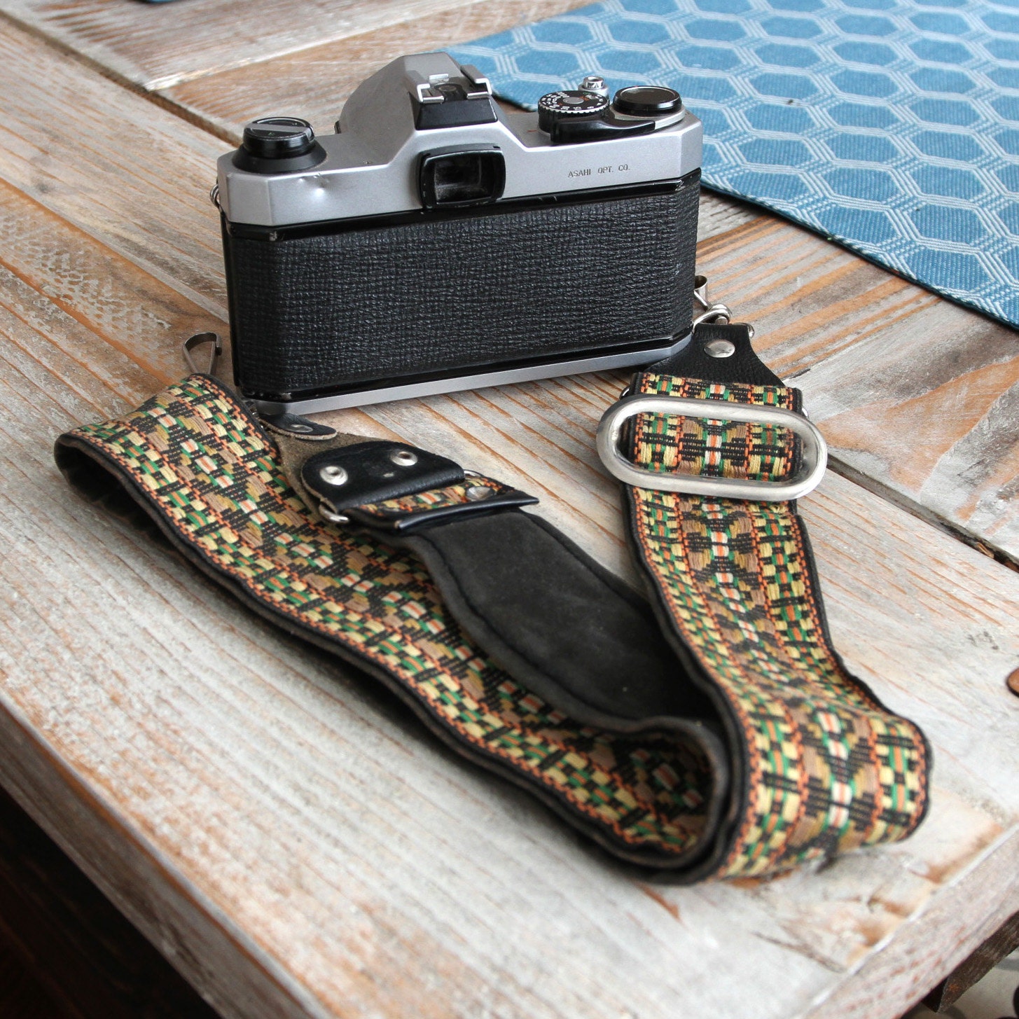 Vintage 1970’s Woven Camera Strap (aka “Hippie Strap”)