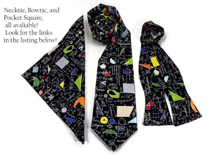 Math tie geometry tie equation tie math teacher tie math