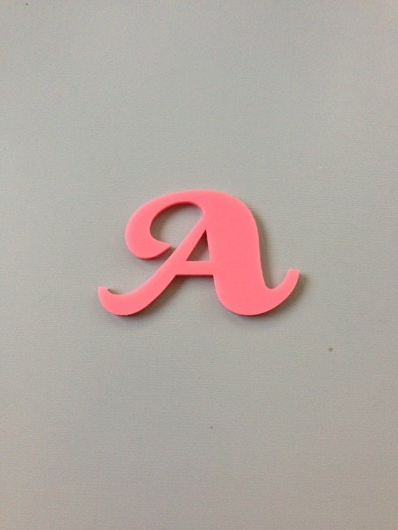 Cursive A Pink Letter By Emikosupplies On Etsy cursive-a-pink-letter-by-emikosupplies-on-etsy