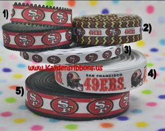 49ers ribbon | Etsy