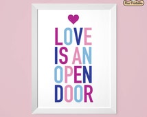 Unique love is an open door related items | Etsy