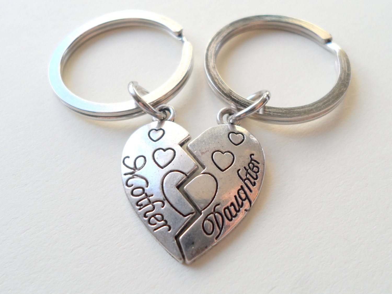 Mother and Daughter Keychain Set Mother's Day by JewelryEveryday