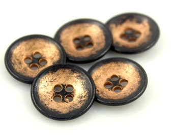 Metal Buttons Square Lattice Copper Silver Metal by Buttonova