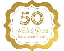 Popular items for 50th birthday labels on Etsy