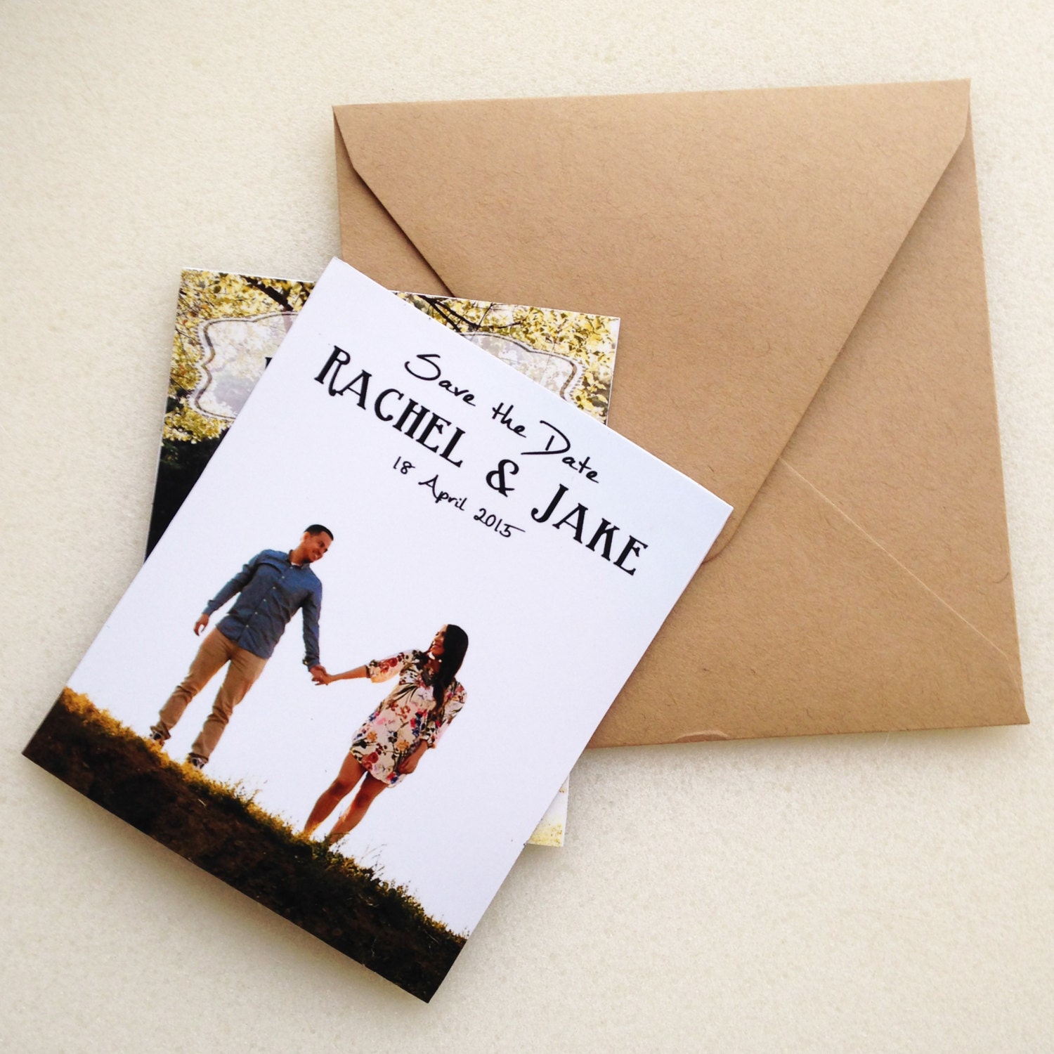 10 Custom Photo Magnets – Wedding Save the Dates – Announcement – Large ...