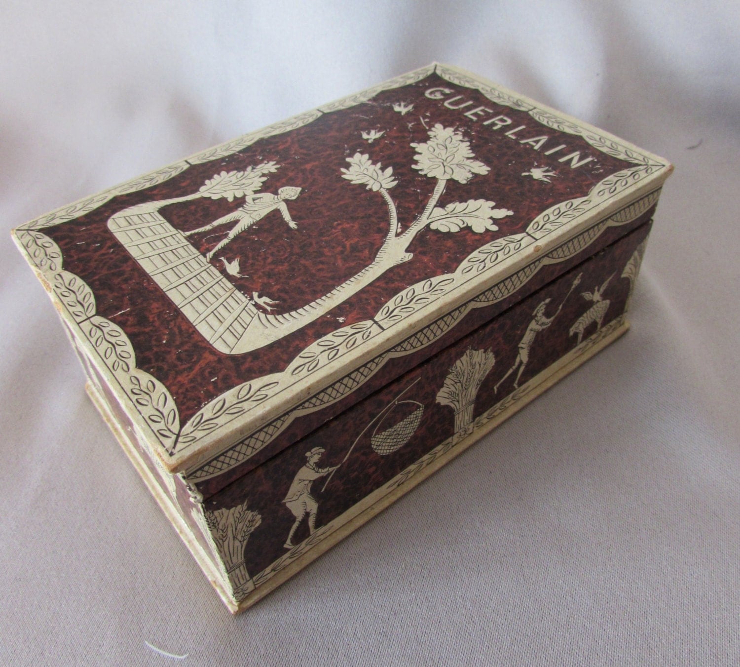 LAST CALL Vintage Guerlain Mitsouko Perfume Box Deco Era in