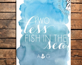 Two less fish | Etsy