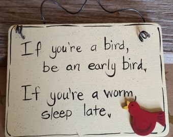 Funny bird quote | Etsy
