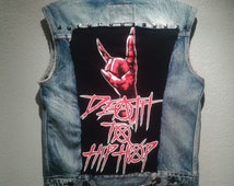 Popular items for heavy metal clothing on Etsy