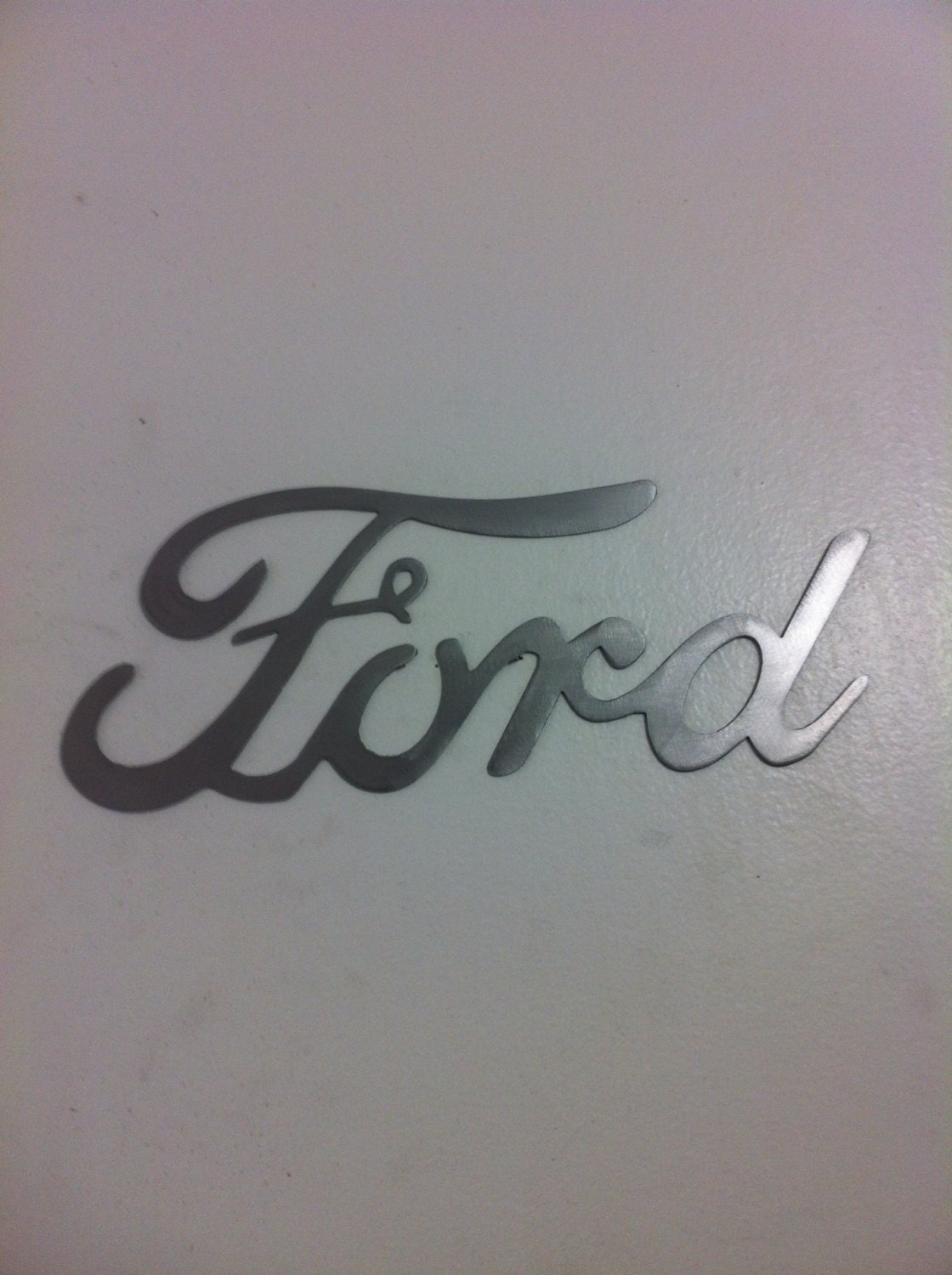 Ford Cursive Metal wall art sign