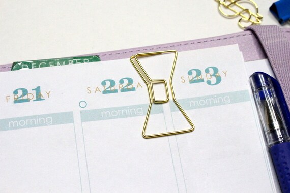 GOLD BOW Kate Spade paper clip