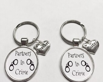 Sibling keychain | Etsy