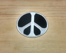 Popular items for peace sign patch on Etsy
