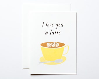 Popular items for love you a latte on Etsy