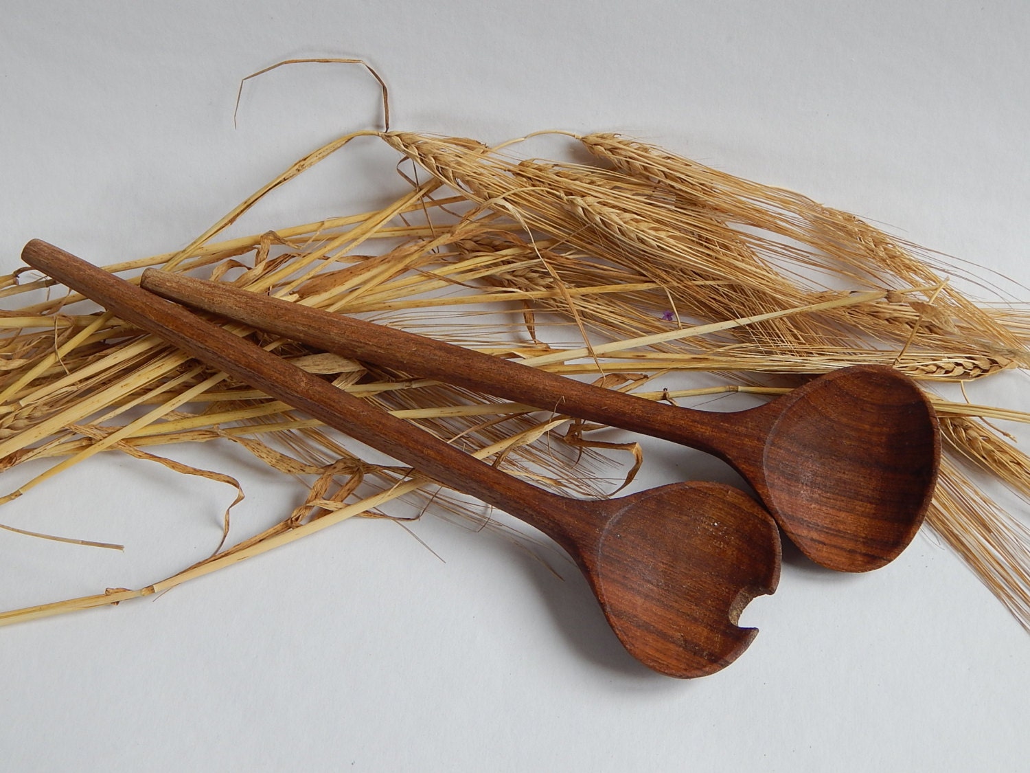 Scandinavian Vintage Wooden Salad Spoons Kitchen Utensils Kitchen decor ...
