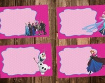 Unique frozen place cards related items | Etsy