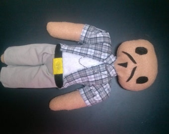 Felt Cholo Doll Plushie