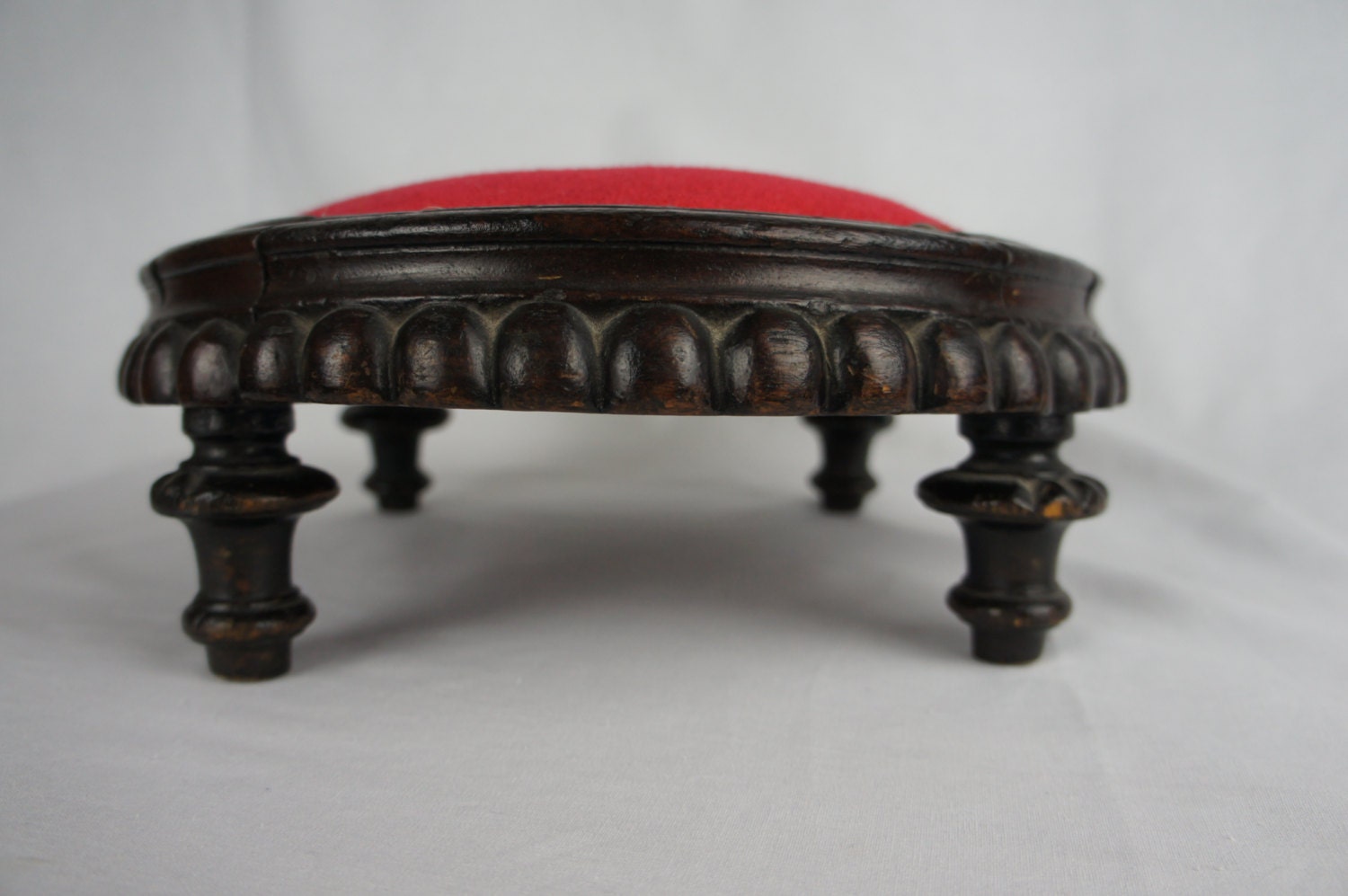 Antique Foot Stool Mahogany Red 19th Century Furniture – Haute Juice