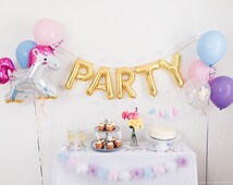 Popular items for unicorn balloon on Etsy