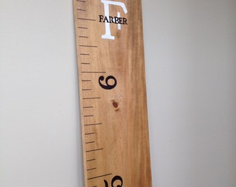 Wood Ruler Growth Chart