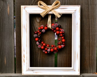 Popular items for picture frame wreath on Etsy