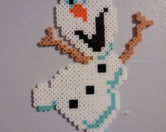 Frozen: Olaf Perler Bead Art