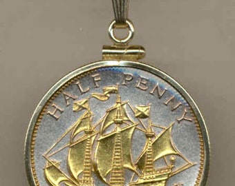 Sailing ship coin | Etsy
