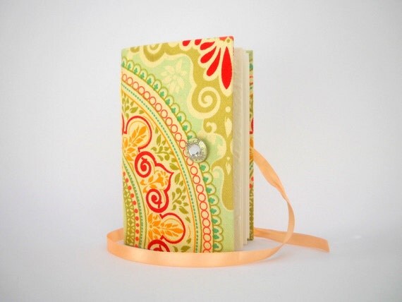 Handmade colorful journal notebook flowers journal diary Lined