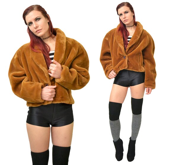 Teddy Bear Hug Faux Fur Coat // ML