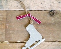 Unique painted ice skates related items | Etsy