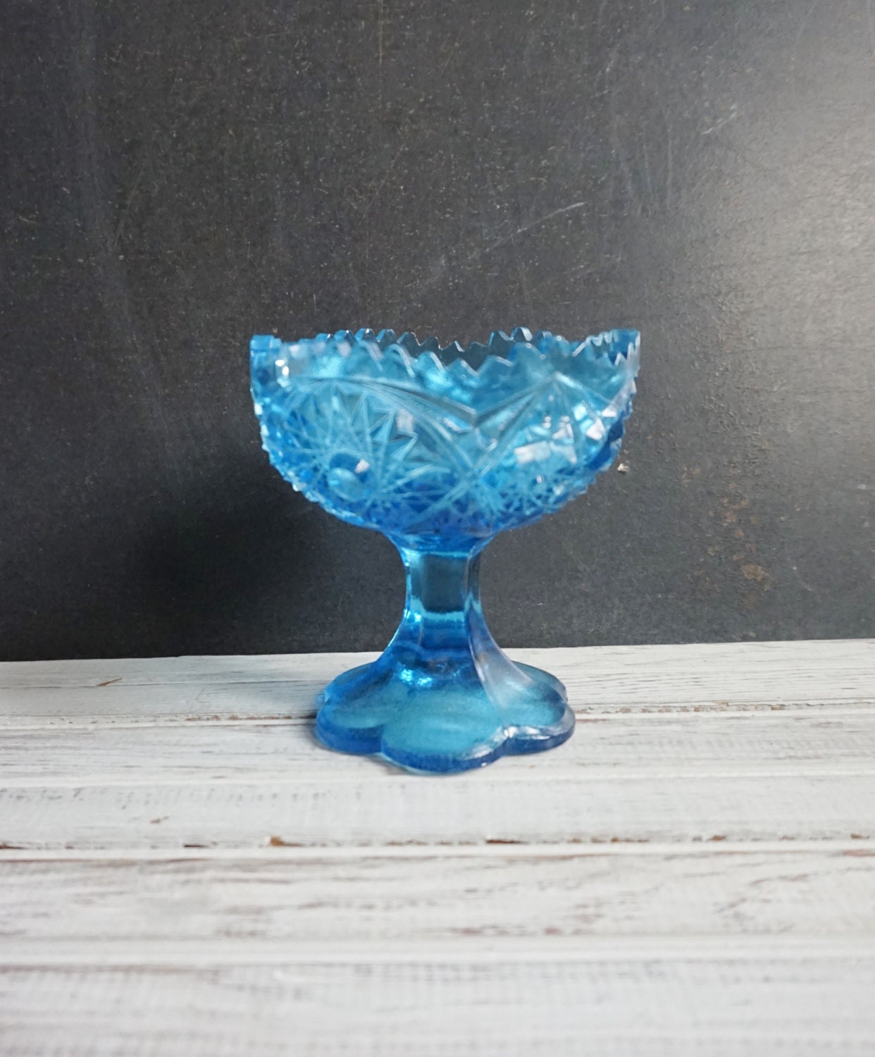 Blue Glass Compote – Haute Juice