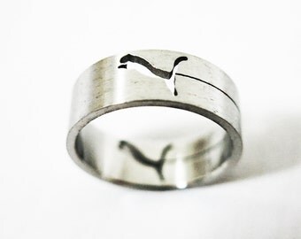 Size 10 Unique Ring, Puma Silver Ring, Leopard Carved Ring, Leopard ...