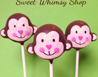 12 Tiny Footprint Cake Pops for Baby Shower favor Gender