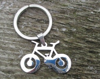 Bicycle keychain | Etsy