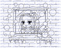 Popular items for christmas digi stamp on Etsy