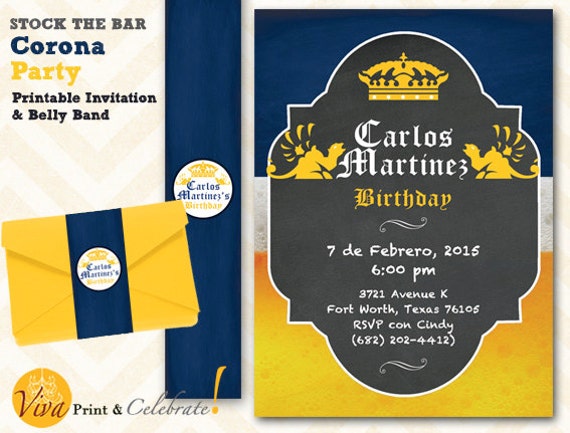 Stock The Bar Corona Party Themed By VivaPrintCelebrate On Etsy Stock The Bar Corona Party Themed By VivaPrintCelebrate On Etsy