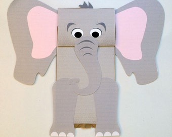 Zoo Animals Paper Bag Puppets Downloadable Kid's Craft