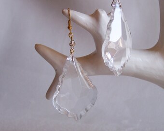 Unique cut glass jewels related items | Etsy