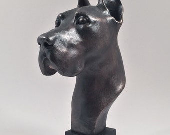 Unique dog bust related items | Etsy